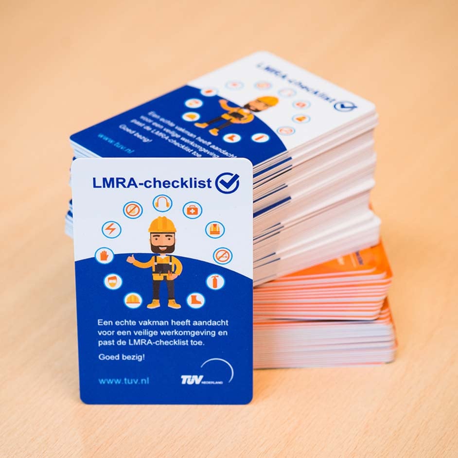 Download een LMRA Checklist voorbeeld en LMRA kaartjes